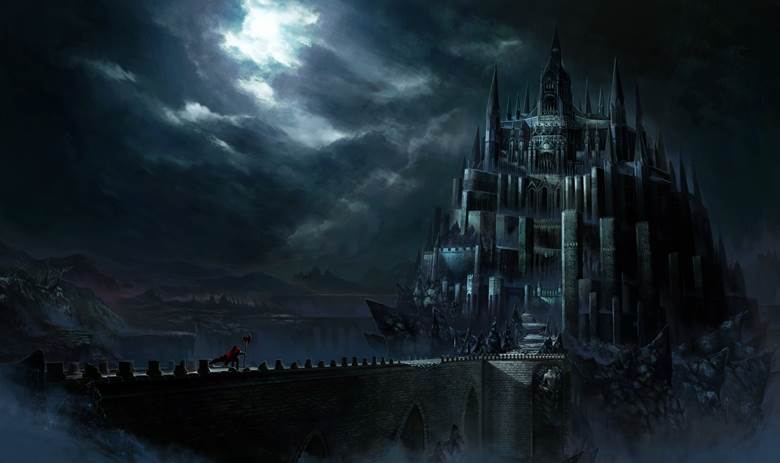 月夜と废城|SINEN的Pixiv高清风景插画图片 | BoBoPic