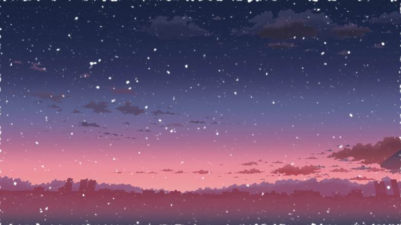 冬の空|K.Hati的风景壁纸插画图片 | BoBoPic