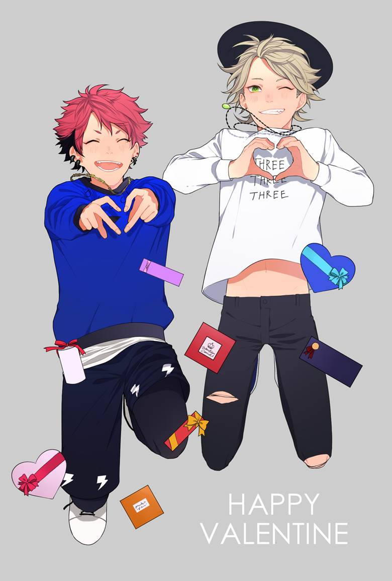 Happy Valentine|八重樫的A3!满开剧团插画图片 | BoBoPic