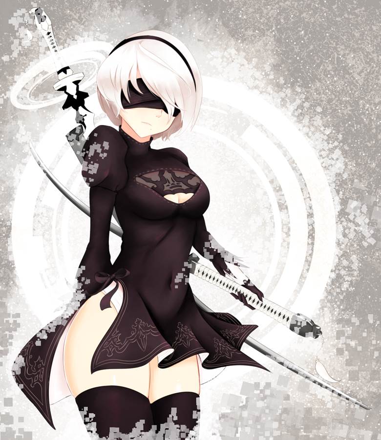 2B|插画师Sh1的尤尔哈2号B型插画图片 | BoBoPic