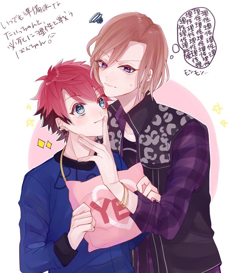 YES or NO(╭ ￣ )|みやこ的A3!满开剧团插画图片 | BoBoPic