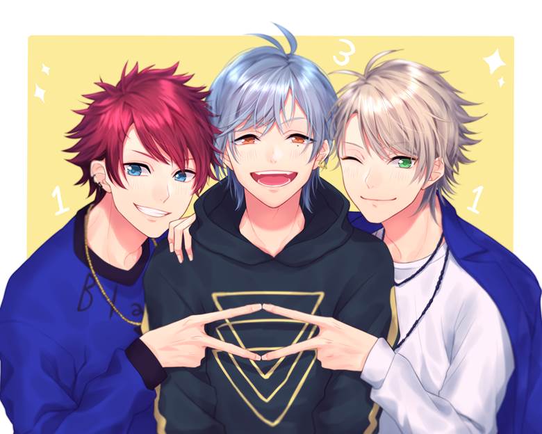 ワンワンスリー |花波的A3!满开剧团插画图片 | BoBoPic