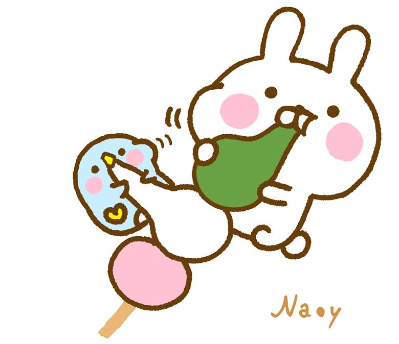 mascot,LINE stickers,rabbit, - Naoy'illustration - PixivBox