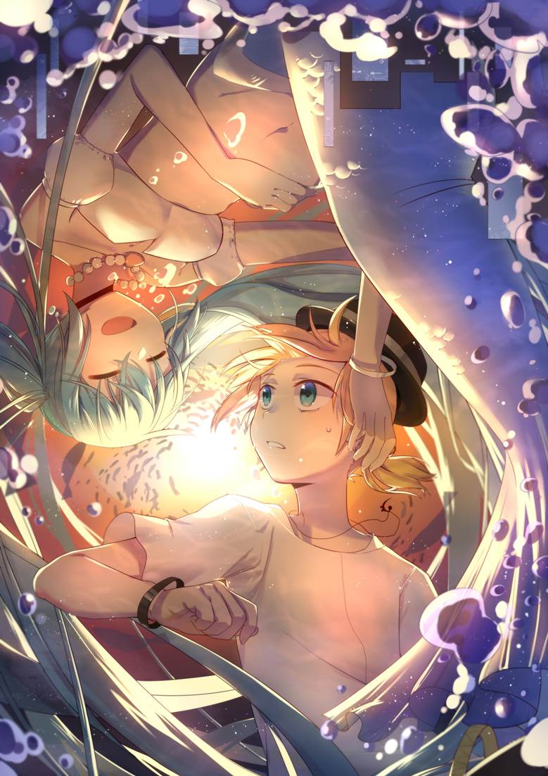 melt me|Tiko·Color的镜音连P站插画图片 | BoBoPic