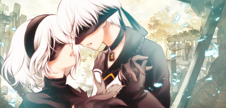 NieR|插画师sheepD的尤尔哈2号B型插画图片 | BoBoPic