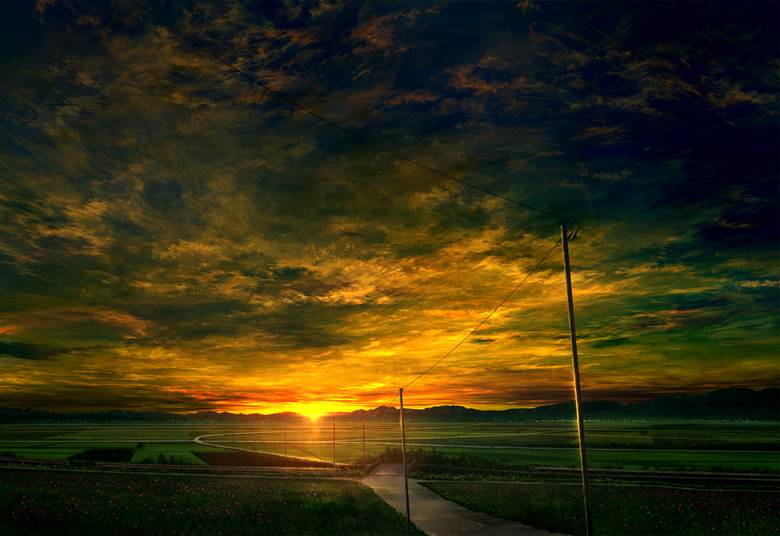 夕鹦|mks的pixiv风景壁纸插画图片 | BoBoPic