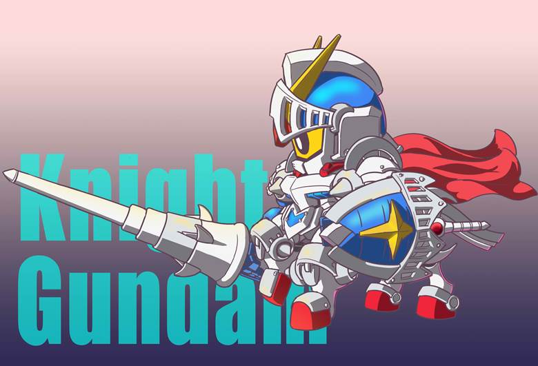 骑士|sunsky的sd敢达插画图片 | BoBoPic