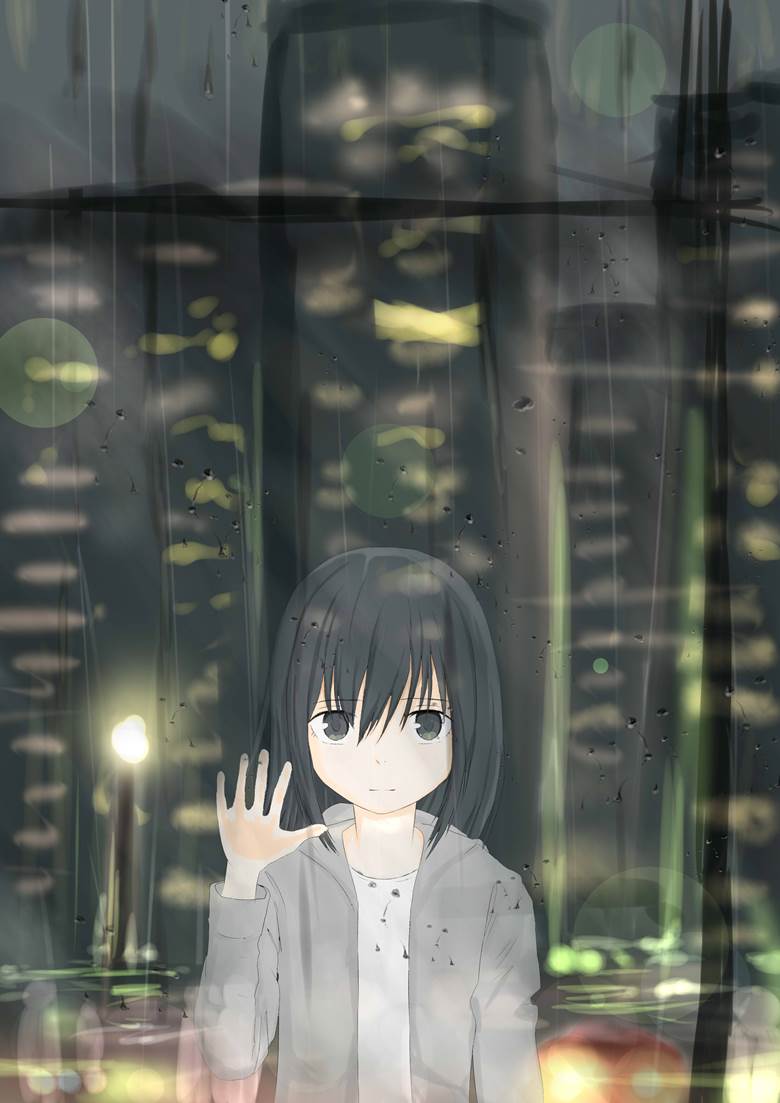 雨天都市|心象Sketch.的Pixiv风景壁纸插画图片 | BoBoPic