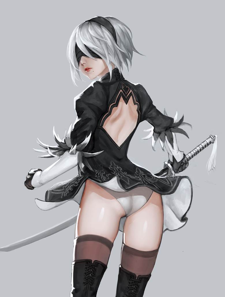 2B|插画师EGK513的尤尔哈2号B型插画图片 | BoBoPic