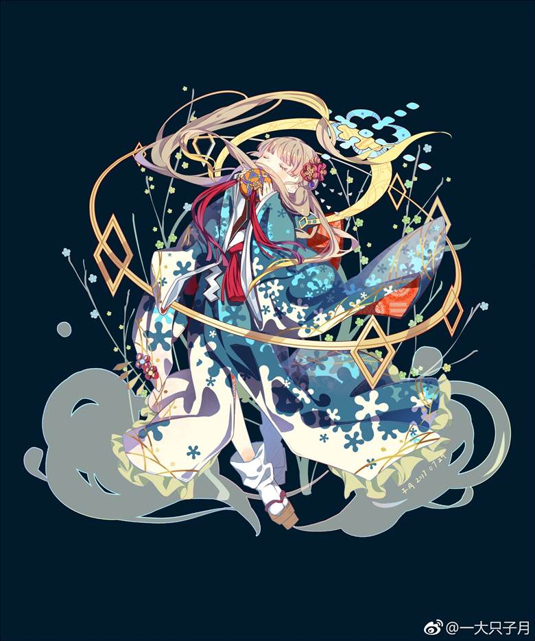 Nikkei,loli,kimono,original works,aesthetic,cute,young girl,ancient, - CAROTA'illustration ...