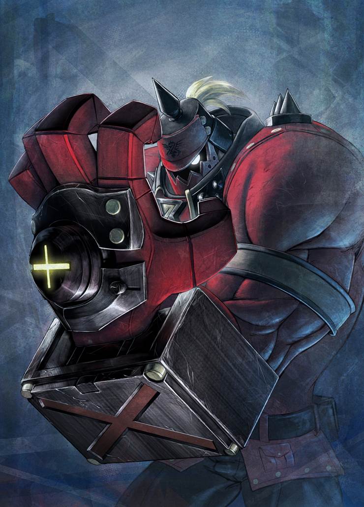 格斗游戏《罪恶装备》波乔姆金pixiv插画图片 | BoBoPic