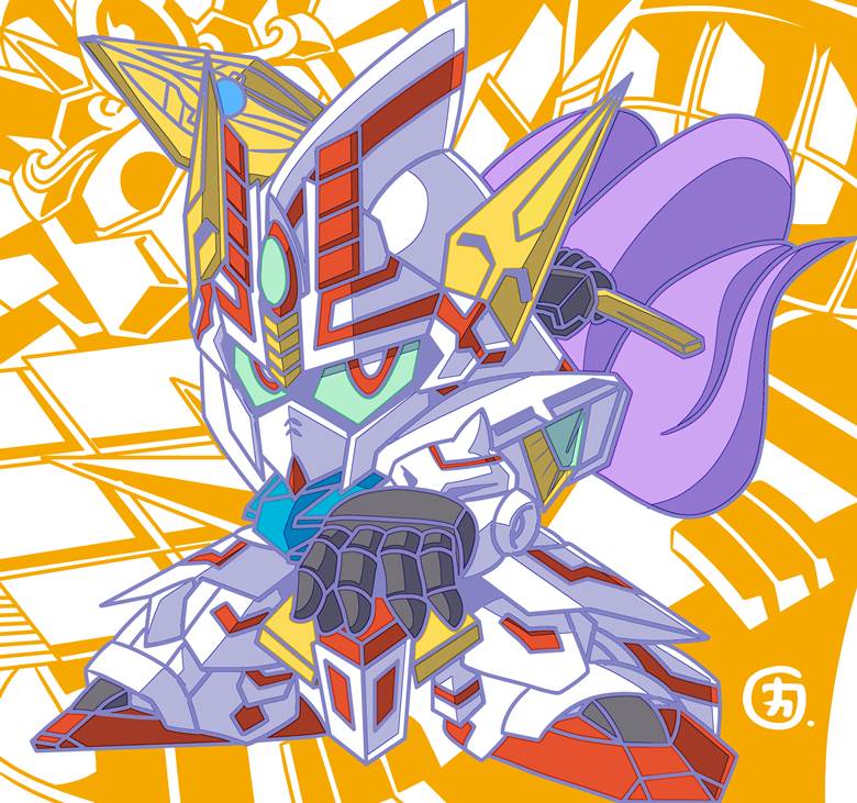 月光骑士ネオガンダム|なかG的sd敢达插画图片 | BoBoPic