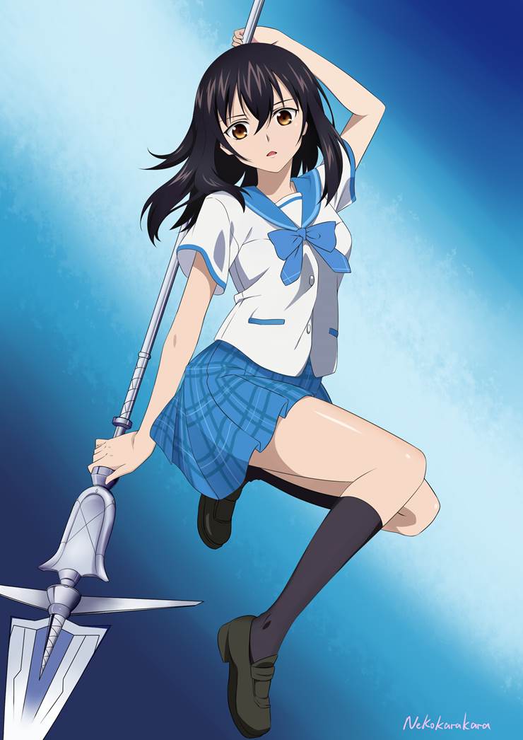 《噬血狂袭》的女主角姬柊雪菜Pixiv壁纸美图 | BoBoPic