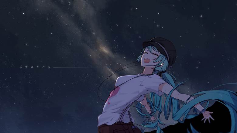 Starry|渣音Re.的初音未来插画图片 | BoBoPic