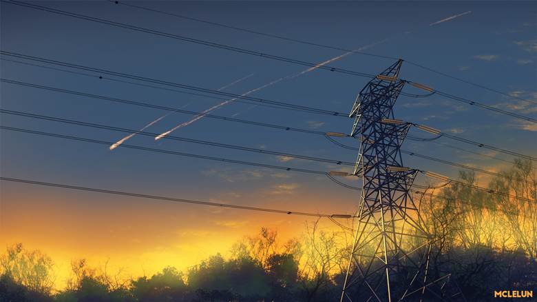 Meteor Pylon|mclelun的Pixiv高清风景插画图片 | BoBoPic