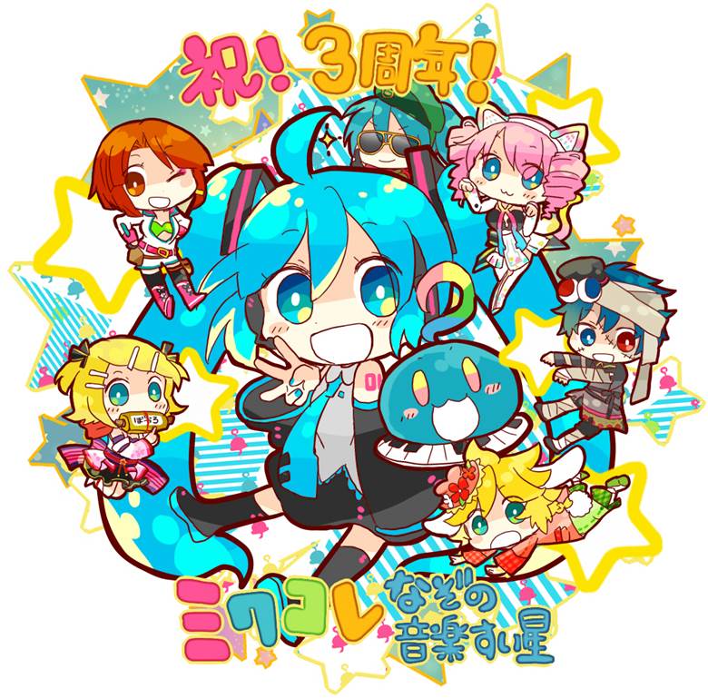 3rd Anniversary|7：24的C社6只插画图片 | BoBoPic