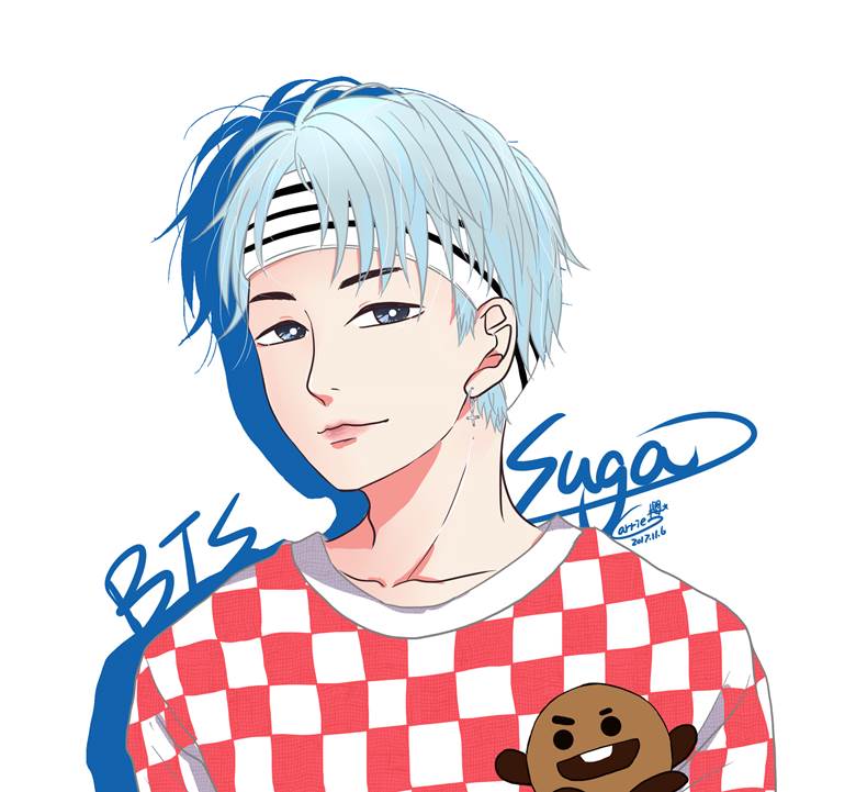 BTS SUGA|carrie_樱樱*的防弹少年团pixiv插画图片 | BoBoPic