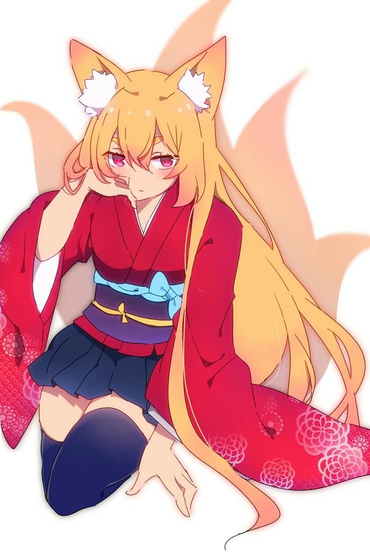 狐|插画师azな的狐狸插画图片 | BoBoPic