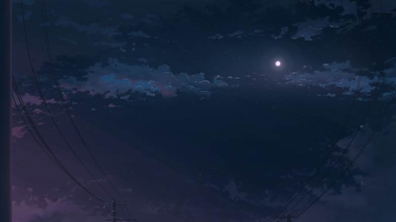 The moon|K.Hati的夜景星空插画图片 | BoBoPic