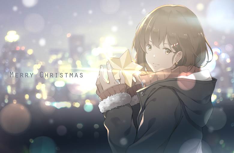 Merry Christmas|Kiyo木又的圣诞节女孩插画图片 | BoBoPic