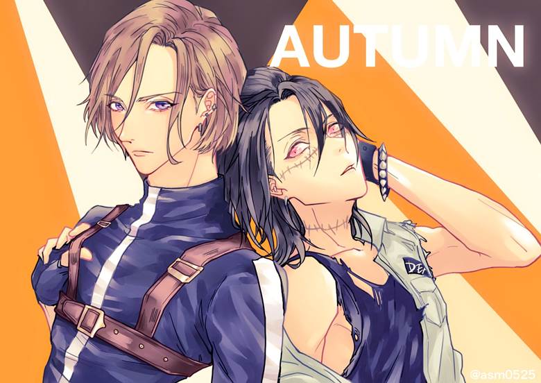 秋组|木岛おたつ的A3!满开剧团插画图片 | BoBoPic