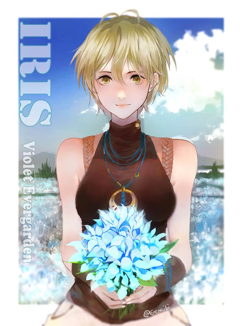 Iris|Erenaibi的紫罗兰永恒花园插画图片 | BoBoPic