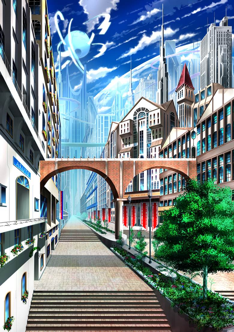 未来都市|コロン＠近々R-18も载せます的Pixiv风景壁纸插画图片 | BoBoPic