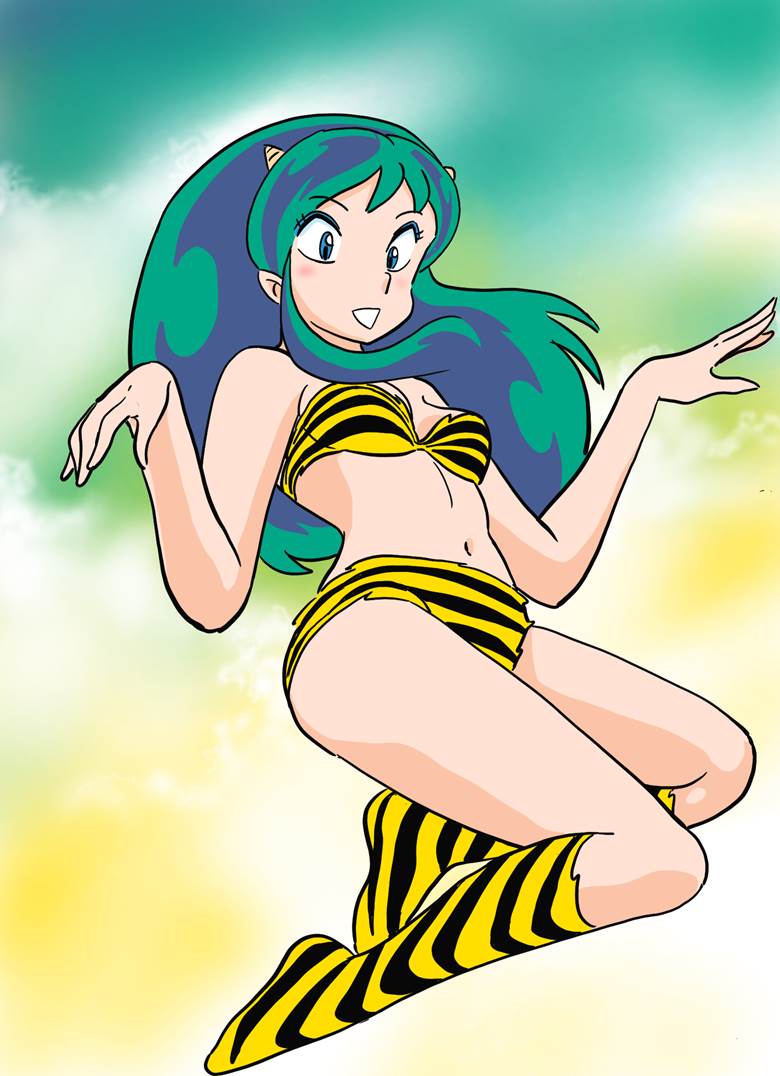 Pixiv 素描2|插画师うえすと的《福星小子》插画图片 | BoBoPic