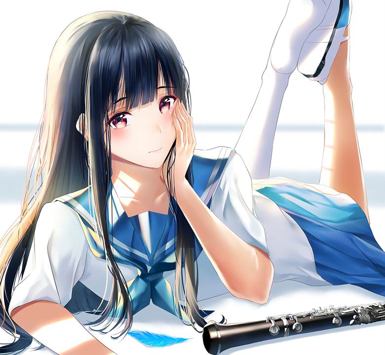 リズと青い鸟|ニック的水手服JK短裙少女插画图片 | BoBoPic