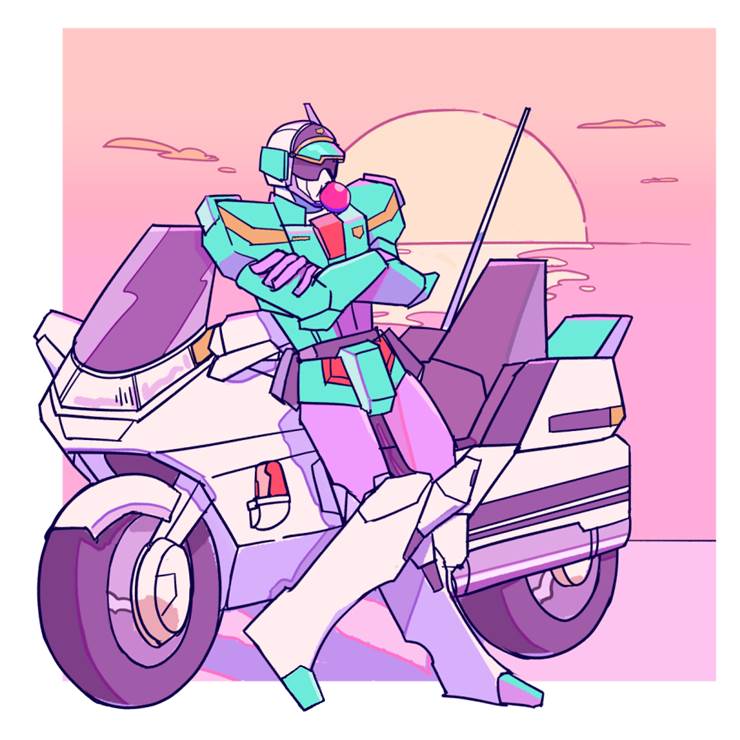 J刑事log|插画师的勇者警察插画图片 | BoBoPic