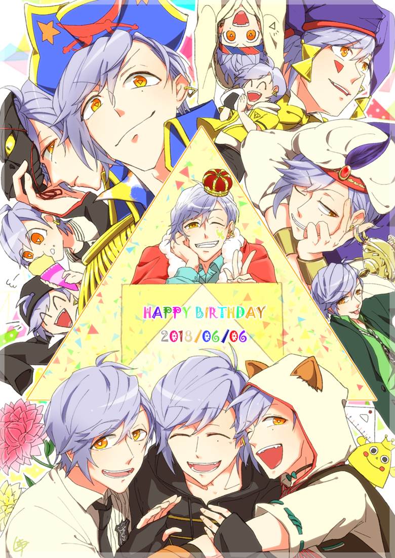 HAPPY BIRTHDAY |白酢的A3!满开剧团插画图片 | BoBoPic