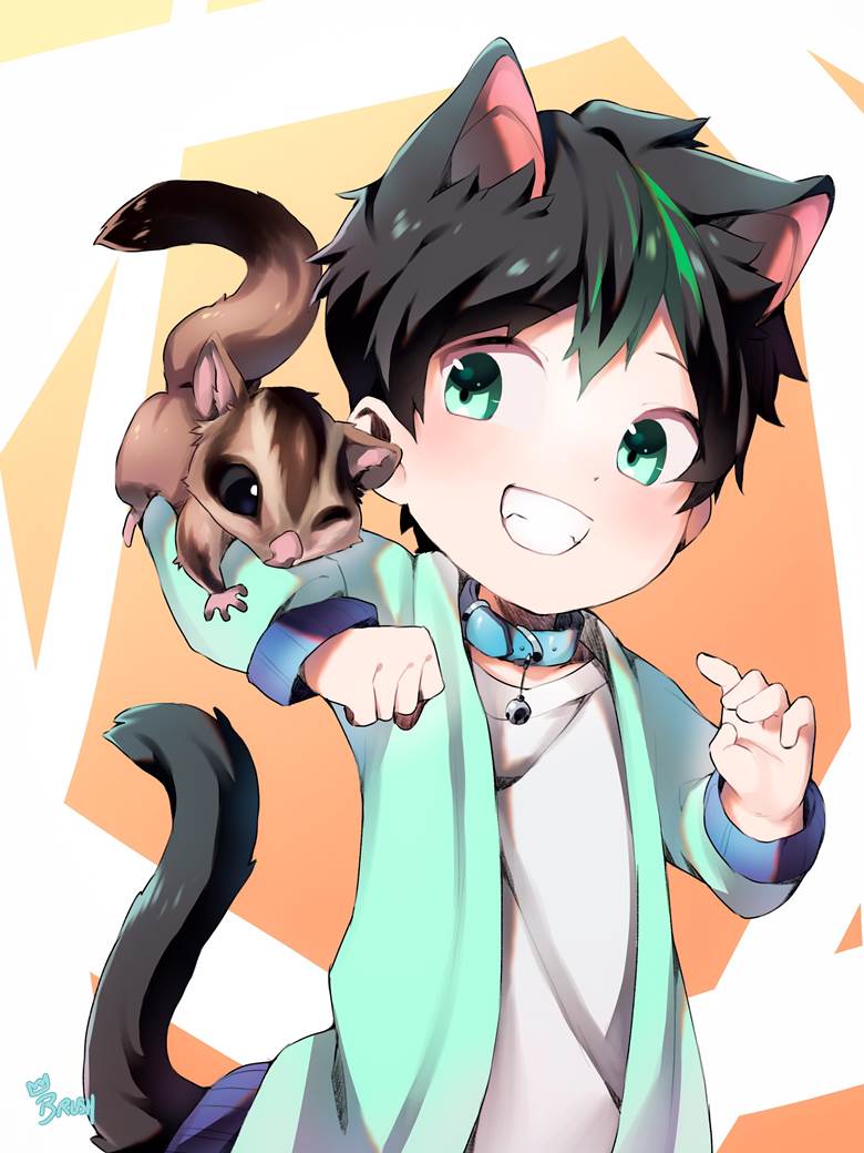 Patreon OC|thebrushking的可爱人物pixiv插画图片 | BoBoPic