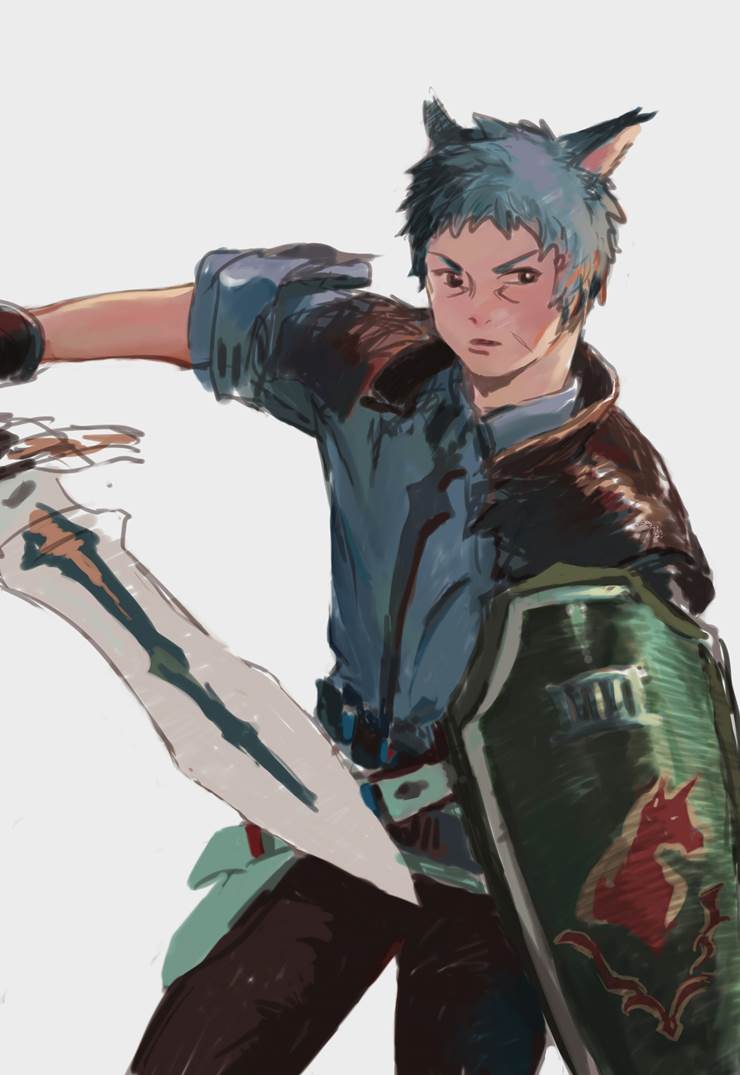 茂南|插画师Deatiose的最终幻想14插画图片 | BoBoPic