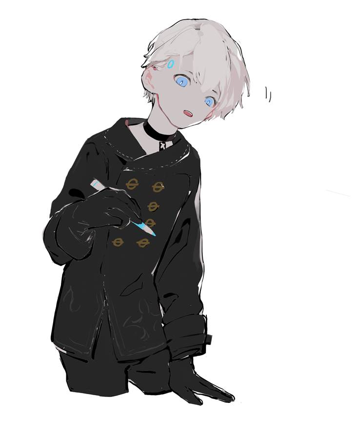 尼尔机械纪元&底特律梗|插画师IRis的9S插画图片 | BoBoPic