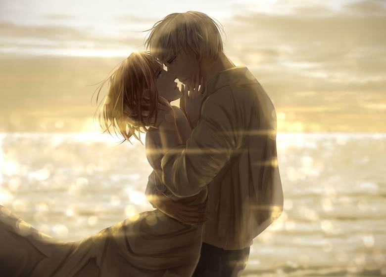 sweet silence|瑠璃森しき花お的逆光人物插画图片 | BoBoPic