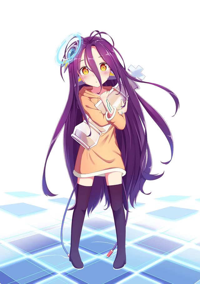 人类与一个机械种少女，《NO GAME NO LIFE 游戏人生 ZERO》pixiv壁纸图片 | BoBoPic