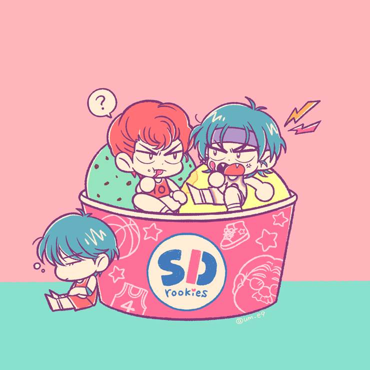 Sd 小题大做3|插画师Um*的灌篮高手插画图片 | BoBoPic