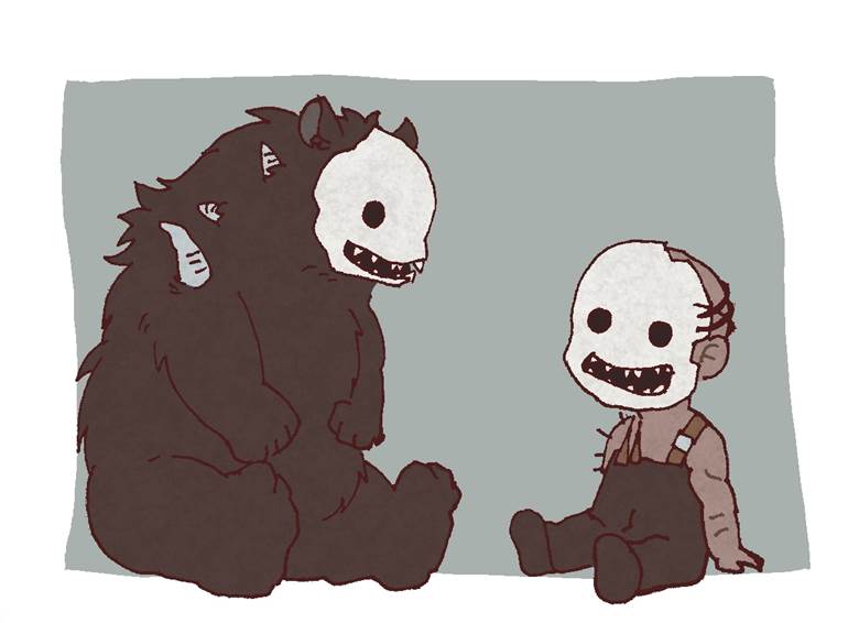 DbD LOG|插画师狛ノ助Komanosuke的《黎明杀机》插画图片 | BoBoPic