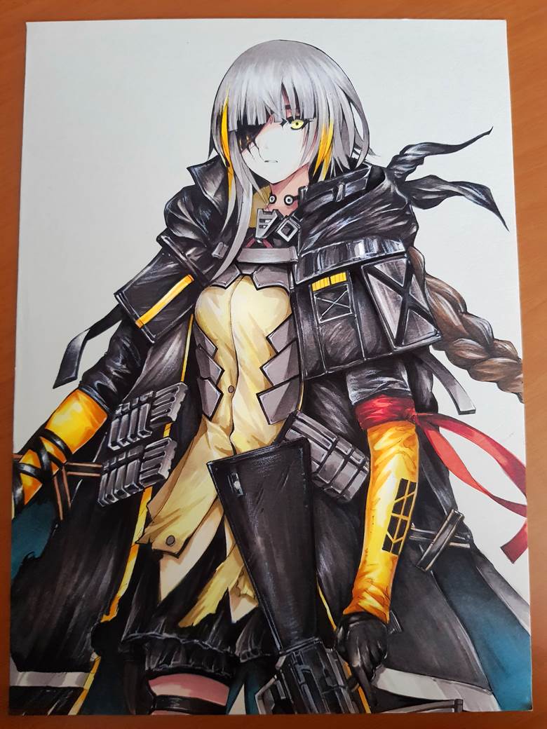 M16A1 (铁血化)|的pixiv少女前线插画图片 | BoBoPic