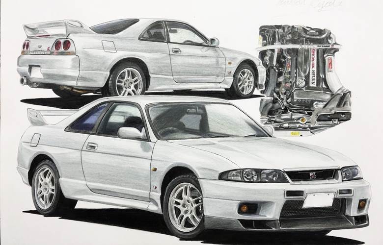 R33|T.R的汽车插画图片 | BoBoPic