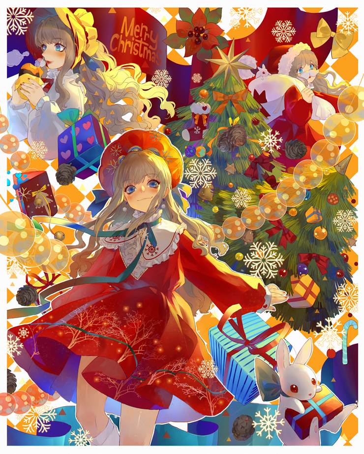 圣诞节|插画师CAROTA的日系插画图片 | BoBoPic