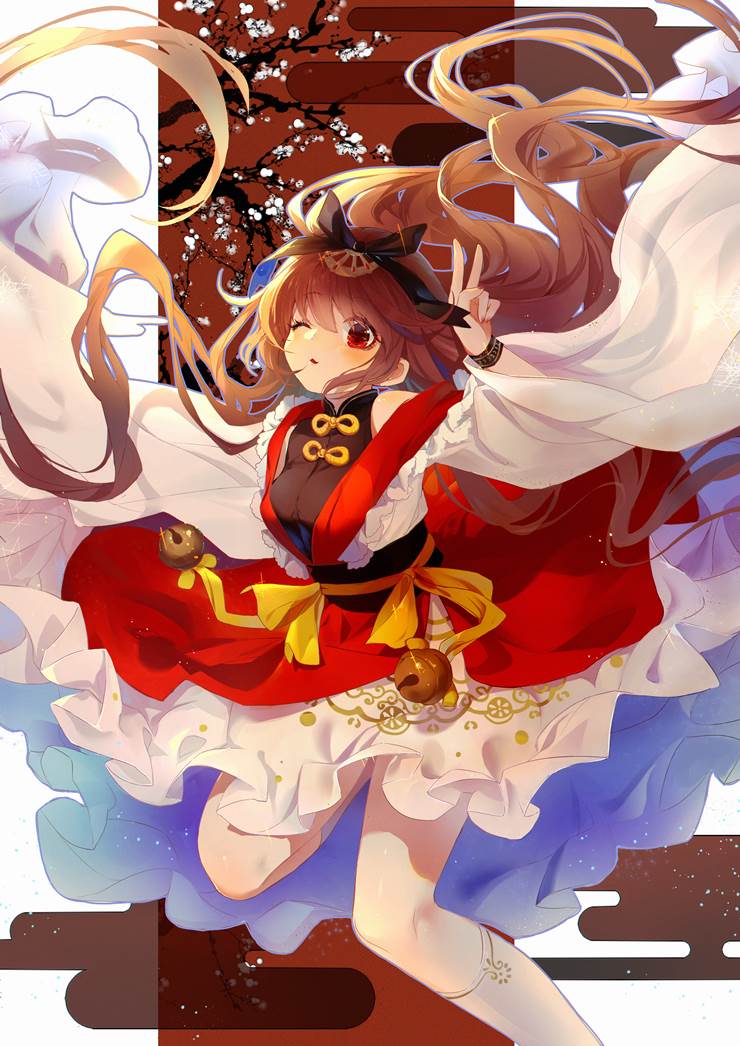 谨贺新年|插画师CAROTA的古风插画图片 | BoBoPic