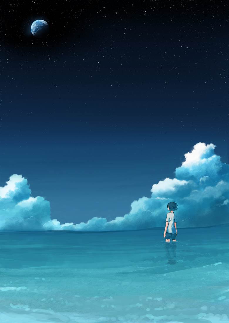 Hometown sea|K.Hati的云层插画图片 | BoBoPic