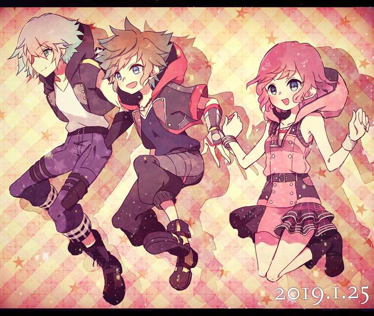 恭喜 iii 发售！|插画师N的《王国之心》插画图片 | BoBoPic