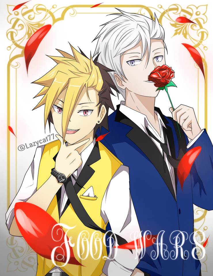 Kuga and Tsukasa lol|插画师Lazy.Cat.77的久我照纪插画图片 | BoBoPic