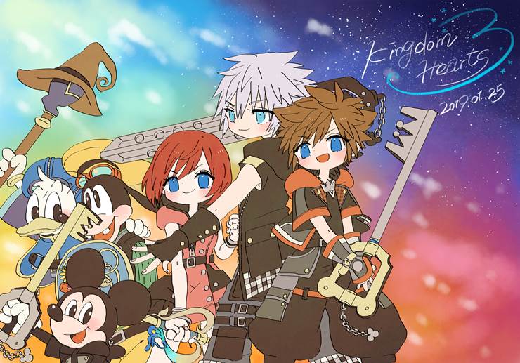 Kh 总结3|插画师蜜柑的《王国之心》插画图片 | BoBoPic