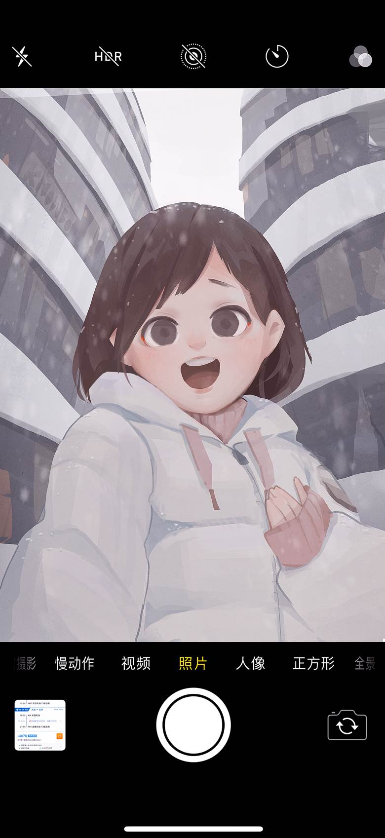 Snowing|插画师M2M的少女插画图片 | BoBoPic