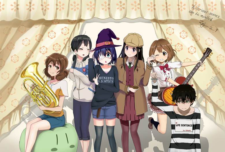 KyAni Family|ZWJ的中二病也要谈恋爱插画图片 | BoBoPic