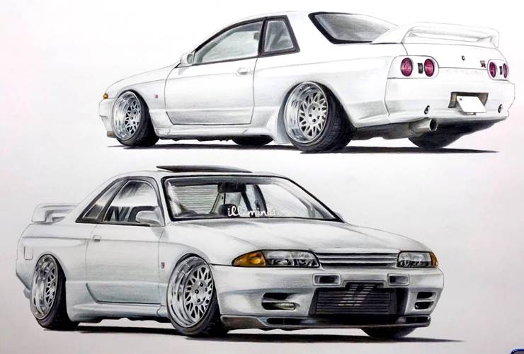 R32|T.R的汽车插画图片 | BoBoPic