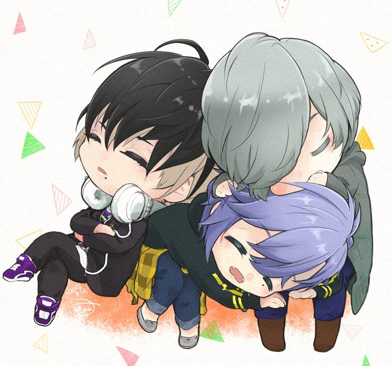 団内お昼寝部|とくちゃ的A3!满开剧团插画图片 | BoBoPic